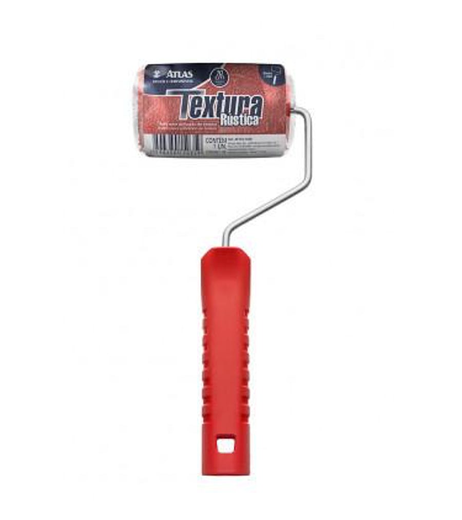 Mini Rolo Texturizador 10cm - Atlas - Ferragem Trevo